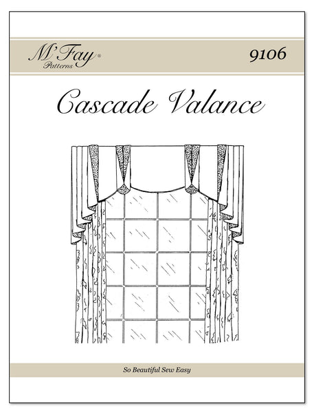 Cascade Valance | M'Fay Patterns – Workroom Marketplace