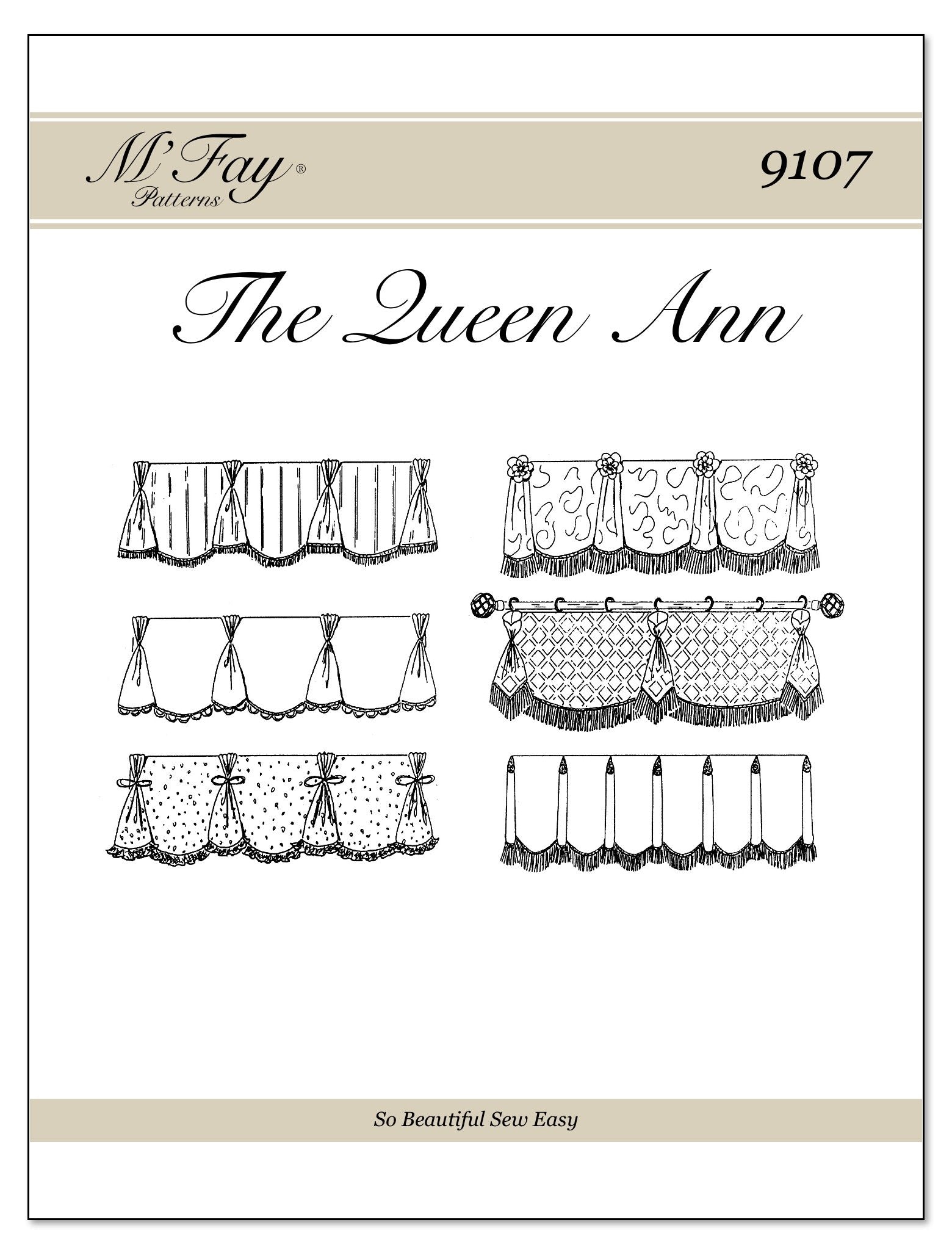 Queen Ann Valance | M'Fay Patterns – Workroom Marketplace