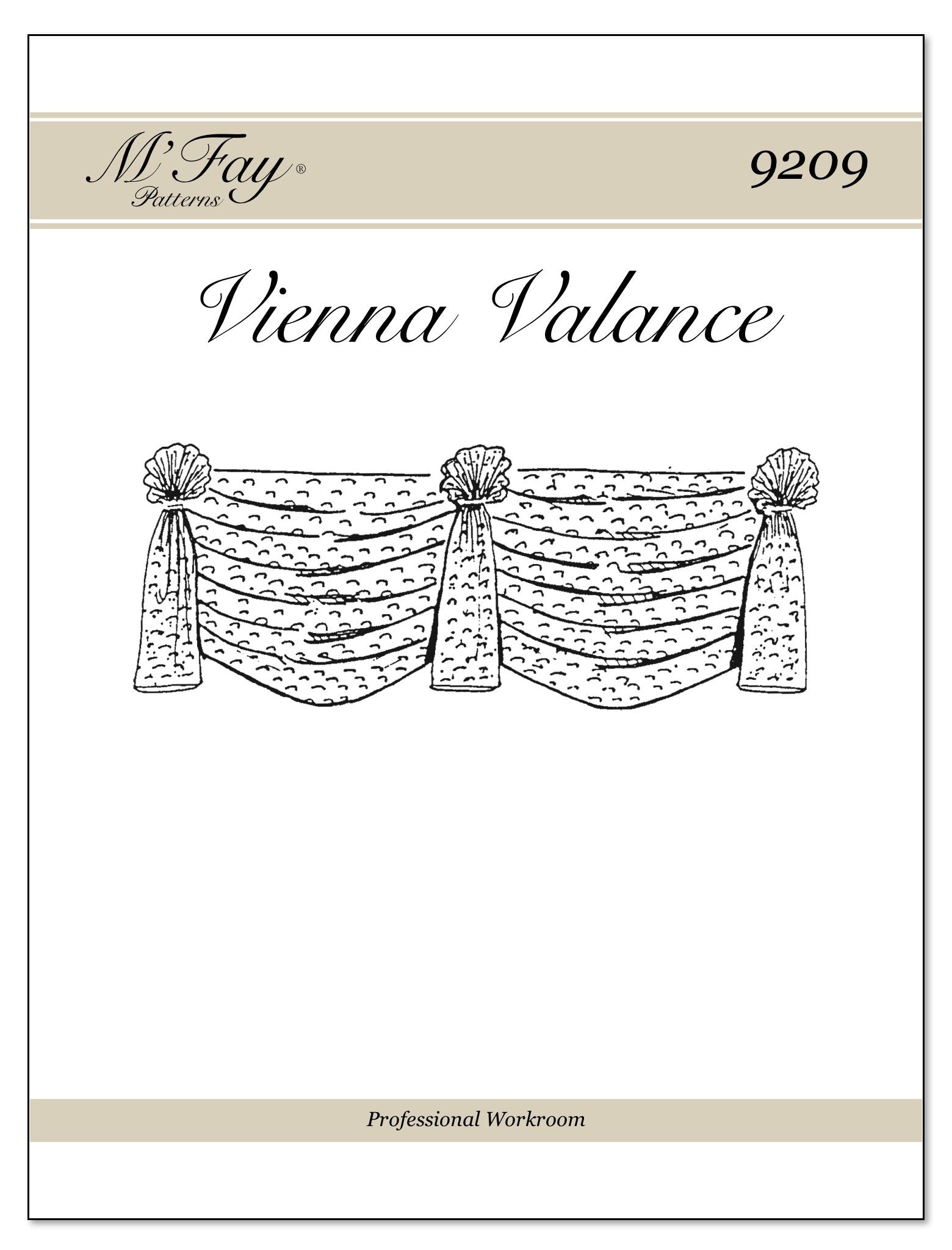 Vienna Valance | M'Fay Patterns – Workroom Marketplace