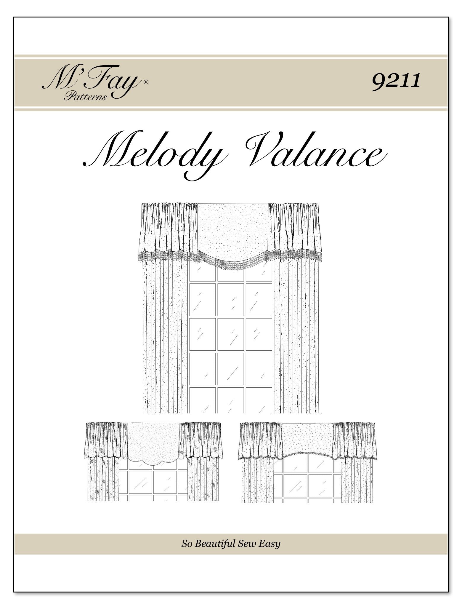 Melody Valance | M'Fay Patterns – Workroom Marketplace