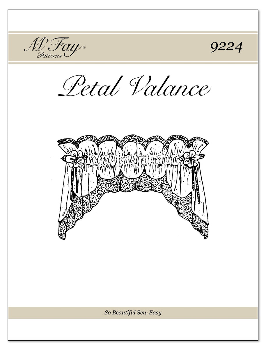 Petal Valance | M'Fay Patterns – Workroom Marketplace