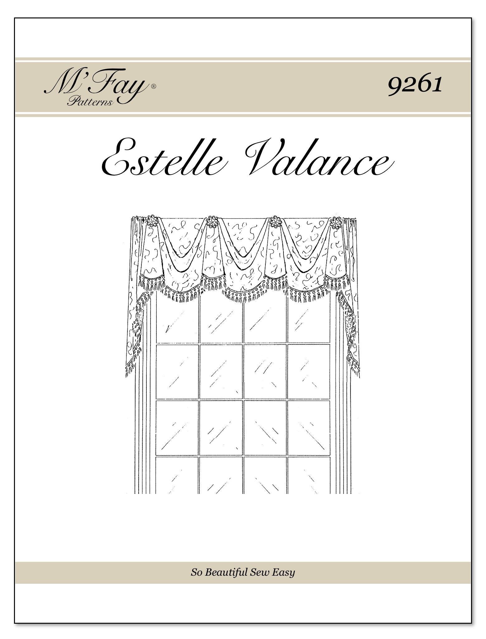 Estelle Valance | M'Fay Patterns – Workroom Marketplace