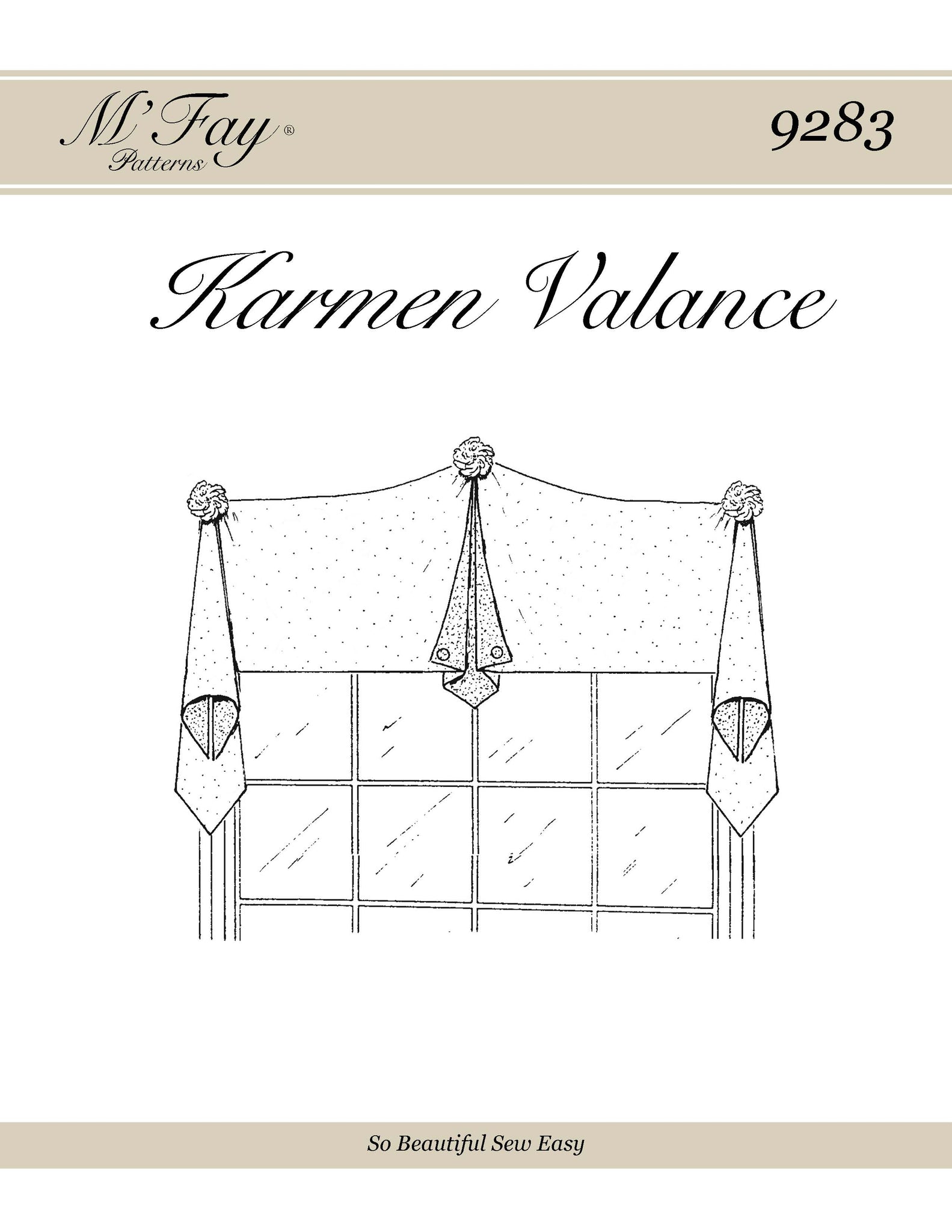 Karmen Valance | M'Fay Patterns – Workroom Marketplace