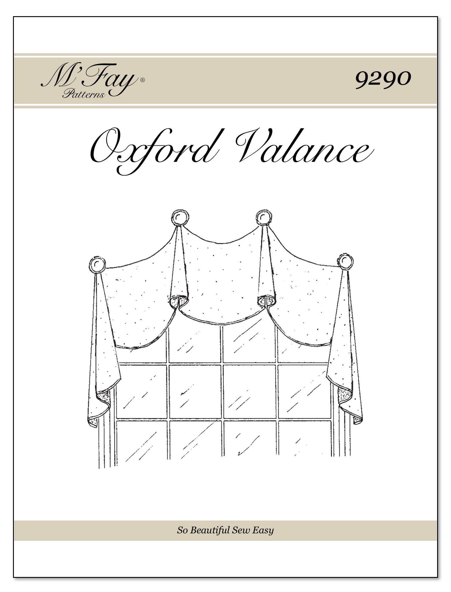 Oxford Valance | M'Fay Patterns – Workroom Marketplace