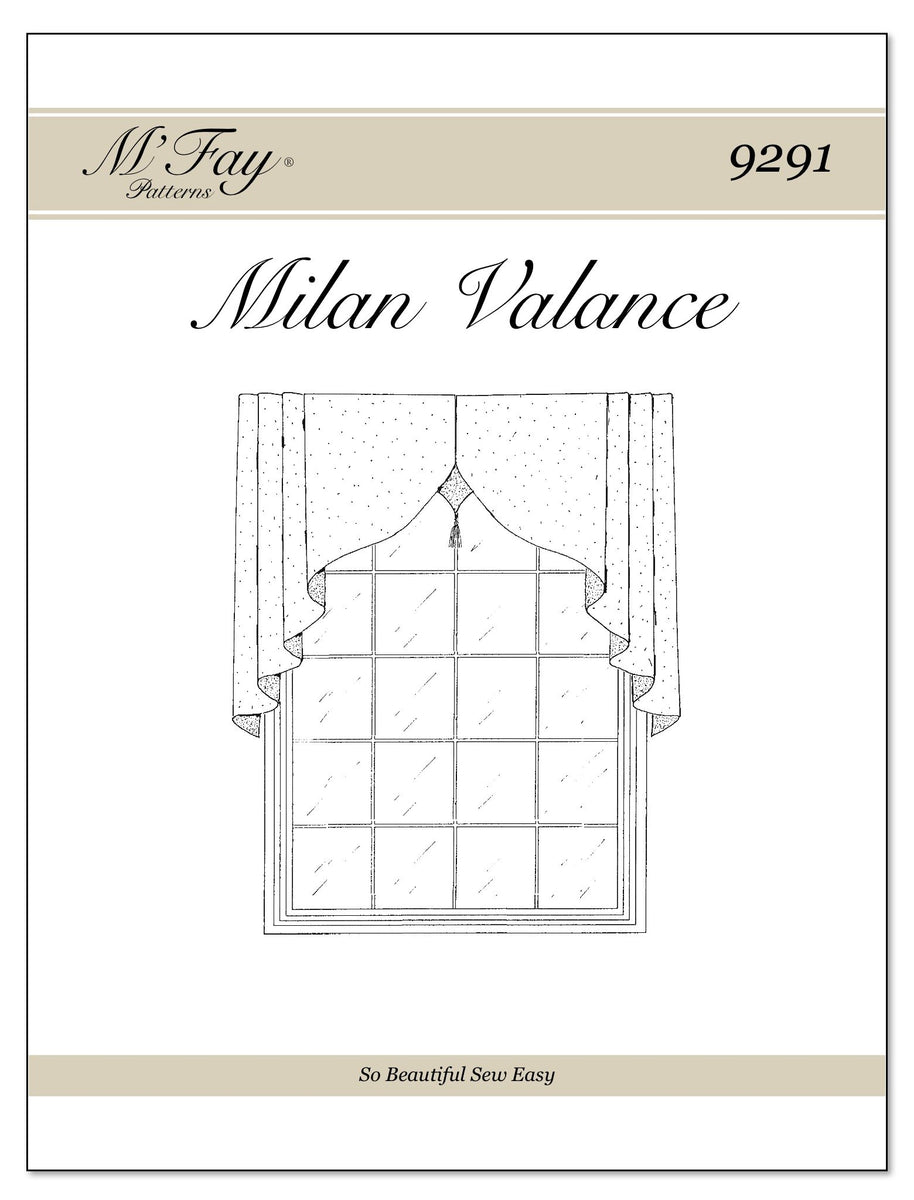 Milan Valance | M'Fay Patterns – Workroom Marketplace