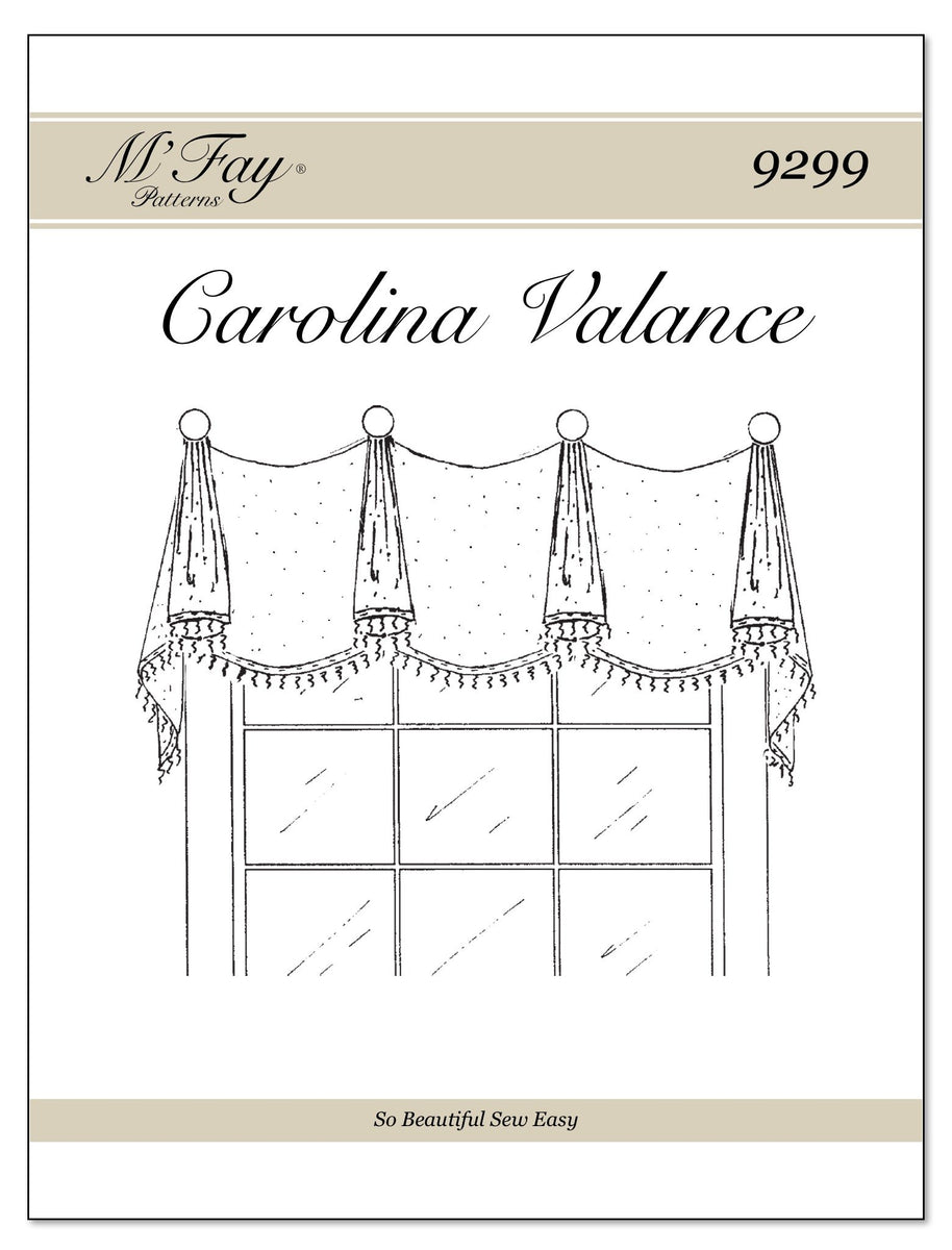 Carolina Valance | M'Fay Patterns – Workroom Marketplace