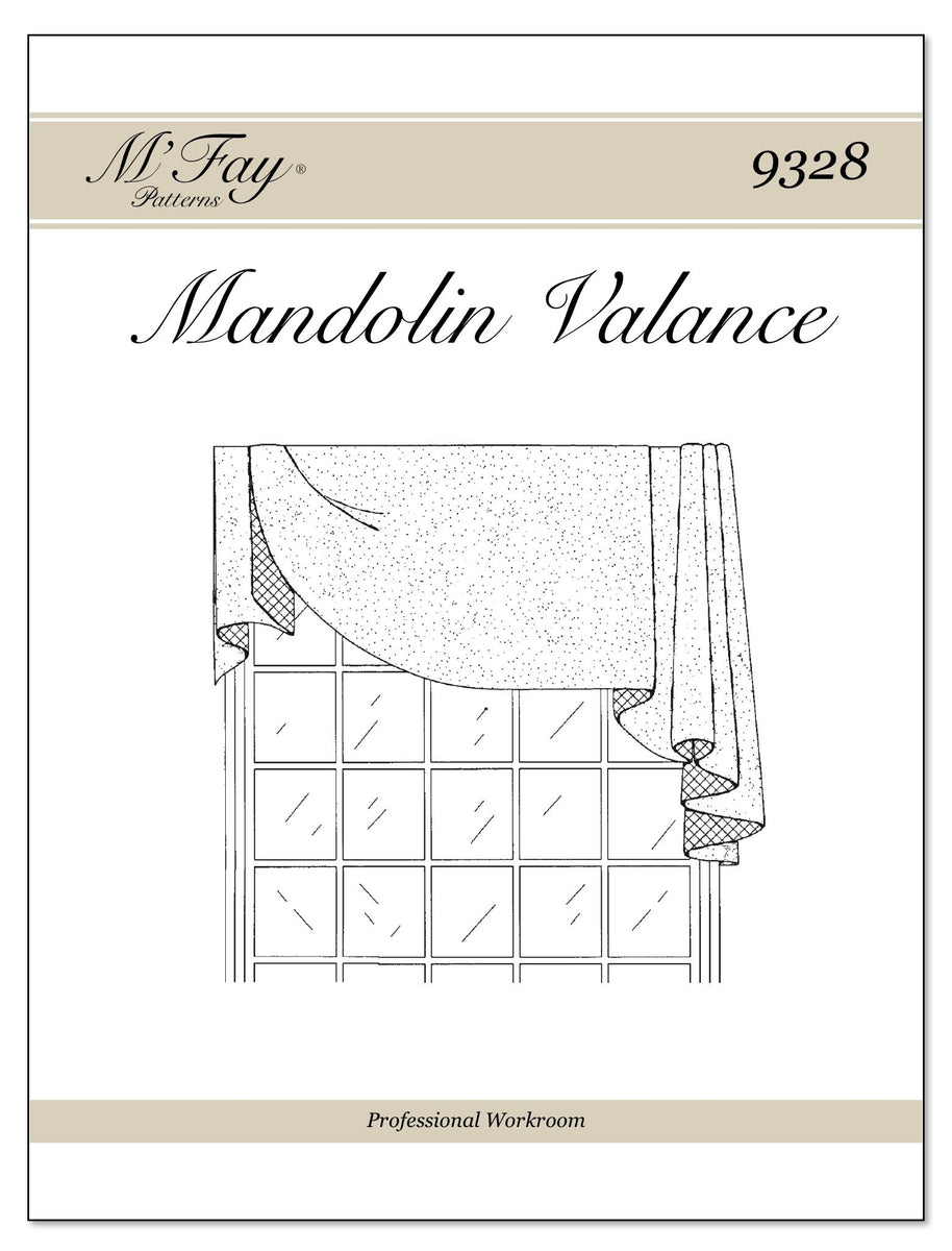 Mandolin Valance | M'Fay Patterns – Workroom Marketplace