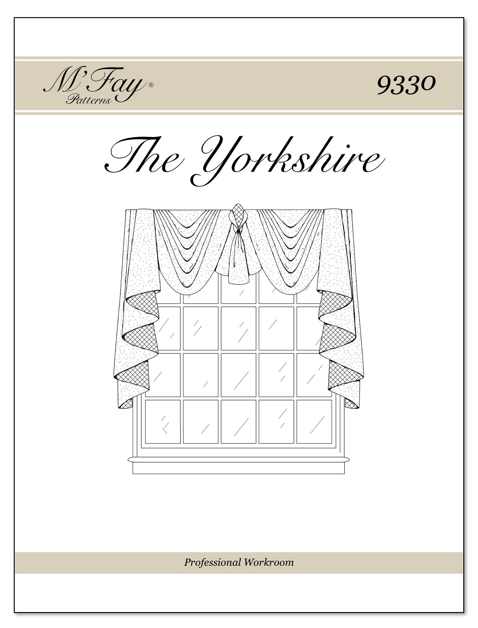 The Yorkshire | M'Fay Patterns – Workroom Marketplace