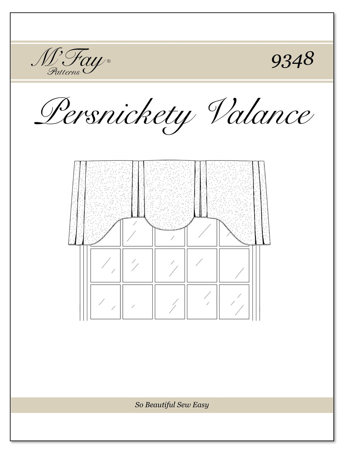 Persnickety Valance | M'Fay Patterns – Workroom Marketplace